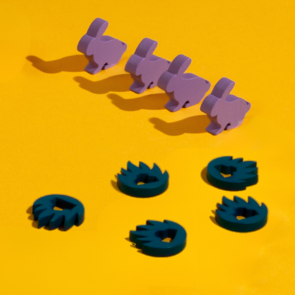 Purple Rabbit Tokens + Blue Turmoil Tokens – farmsrace